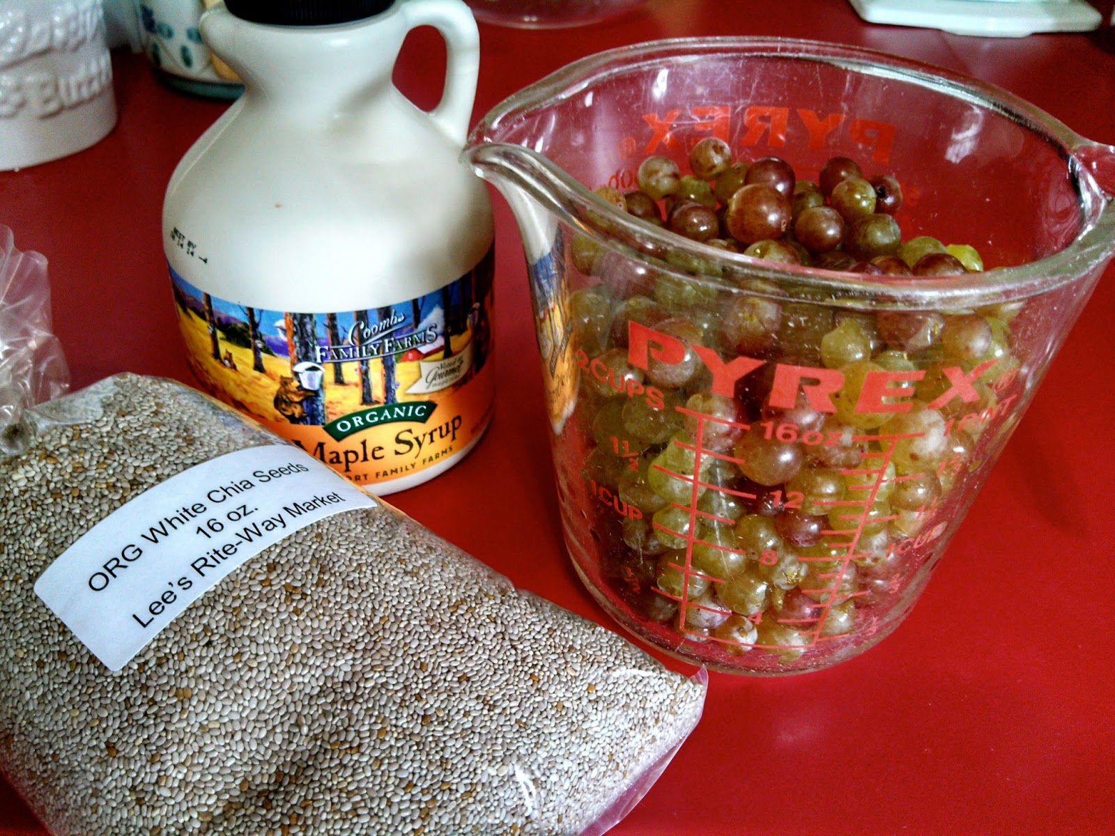 Raw Grape Chia Seed Jam