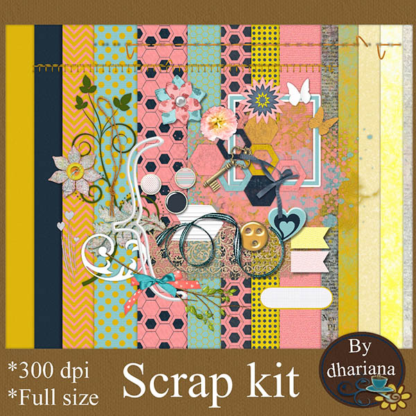 Dhariana Scraps: Scrap kit freebie