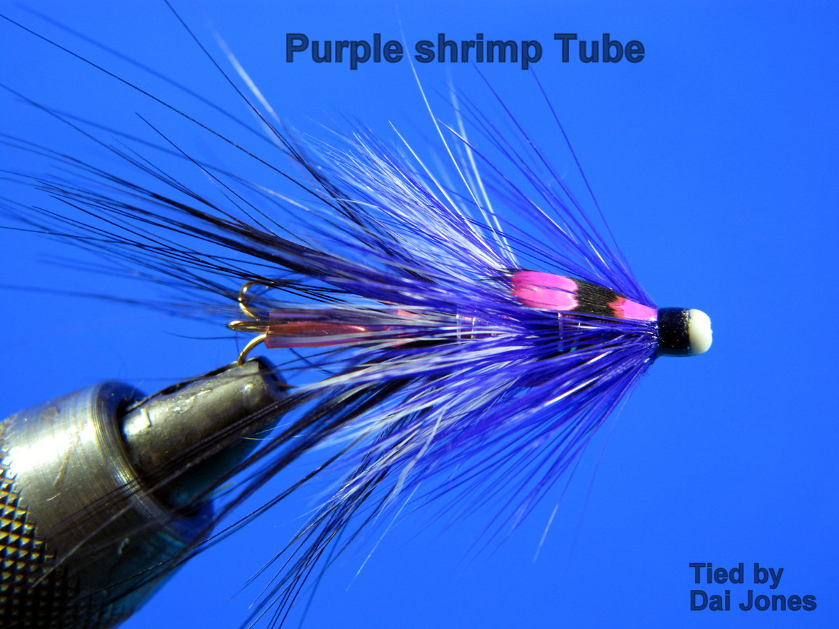 daijones flies: Irish shrimp patterns, Tied on tubes.