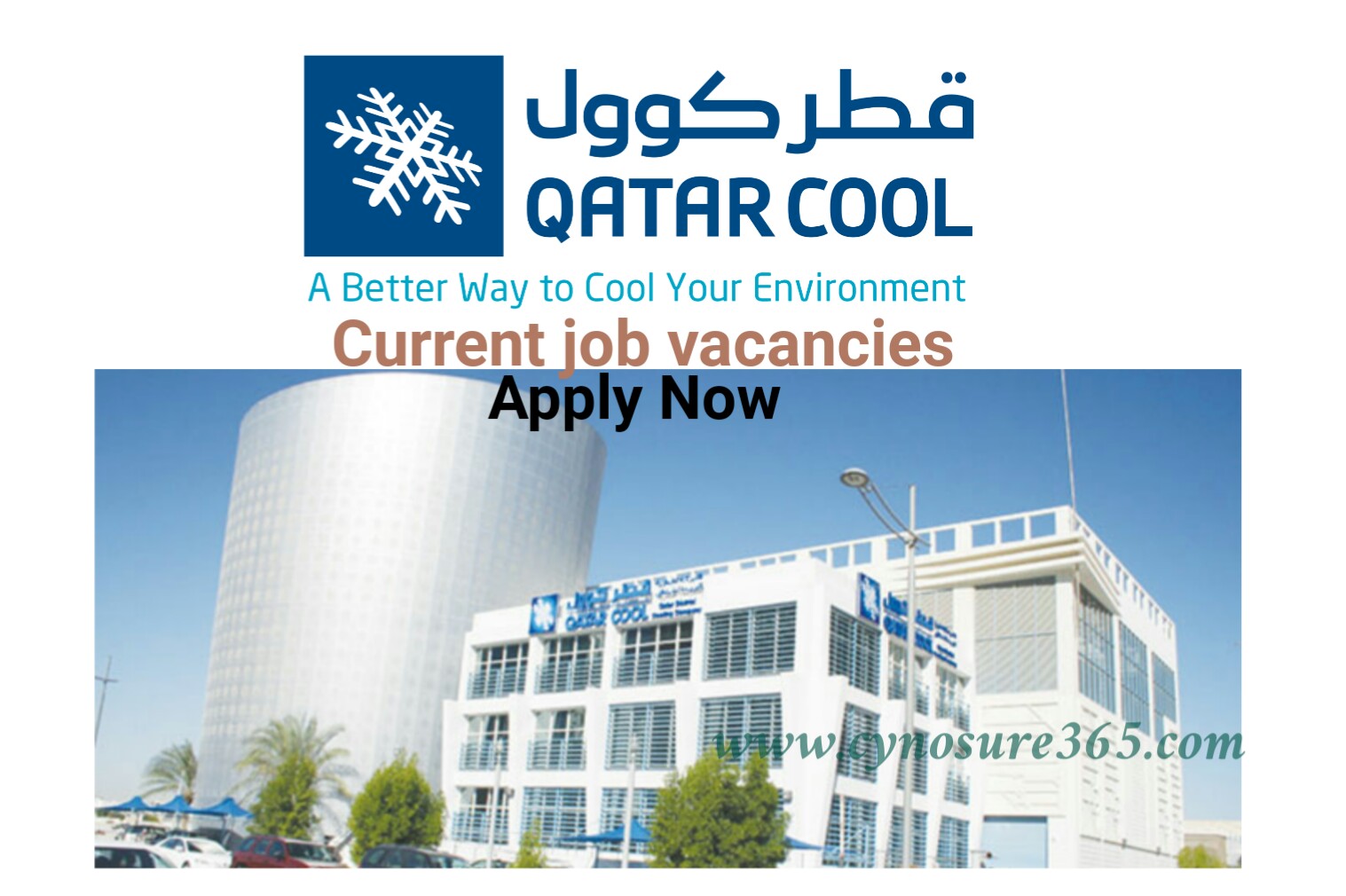 QATAR DISTRICT COOLING COMPANY JOB VACANCIES - CYNOSURE365