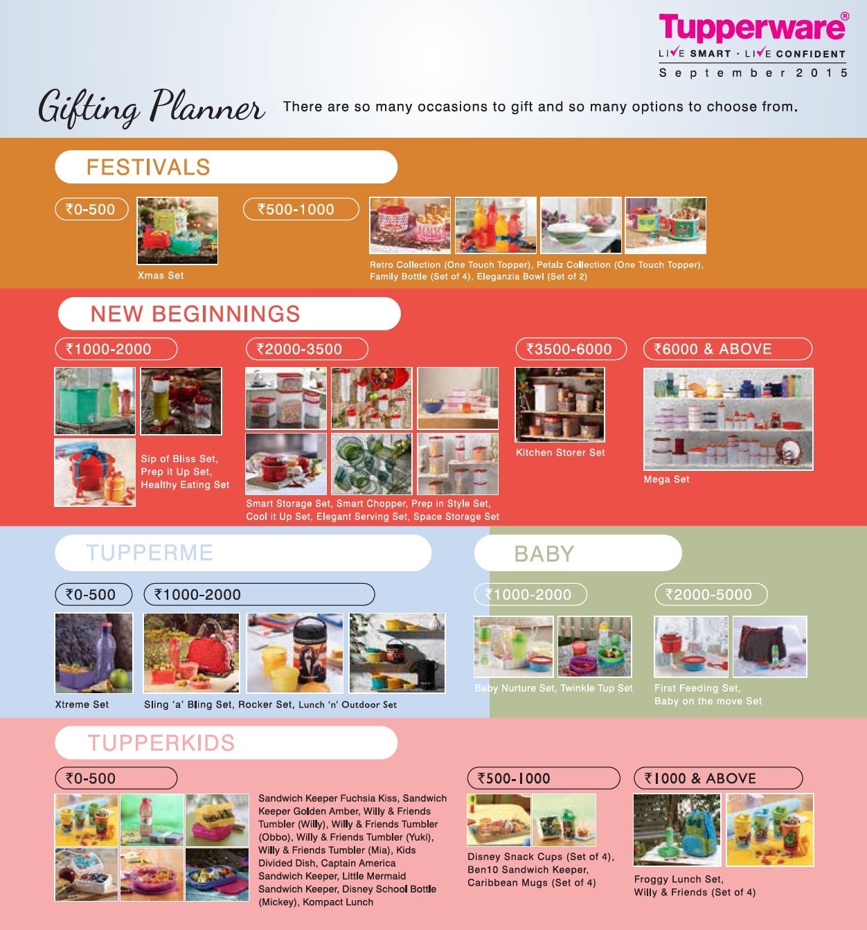 Tupperware Catalog September 2015 - Tuppermates
