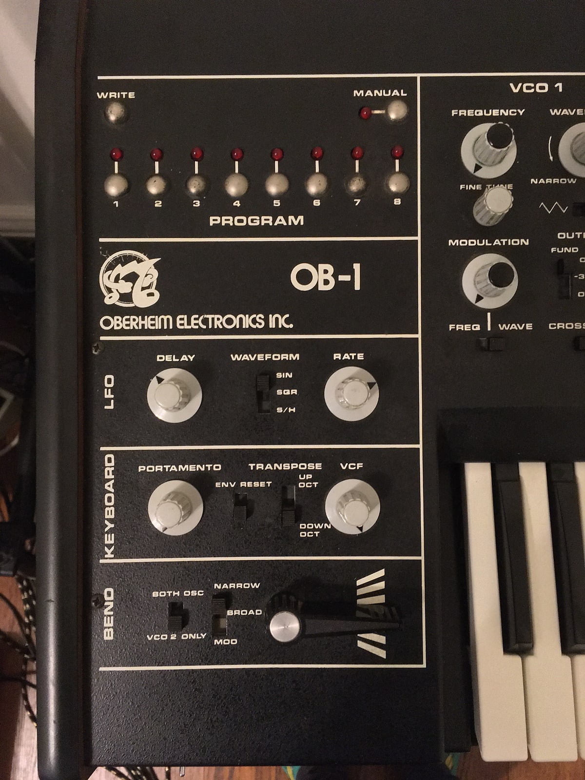 MATRIXSYNTH: Oberheim OB-1 SN 0598