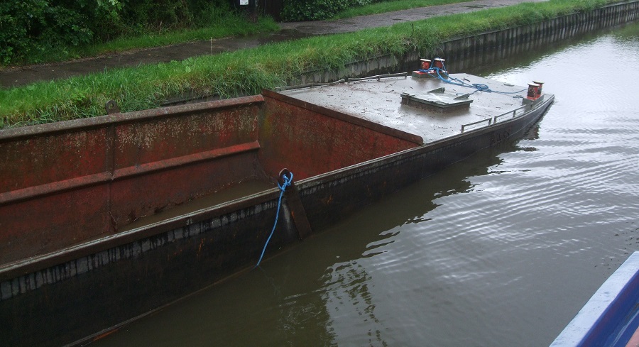 Halfie: Sinking workboat?