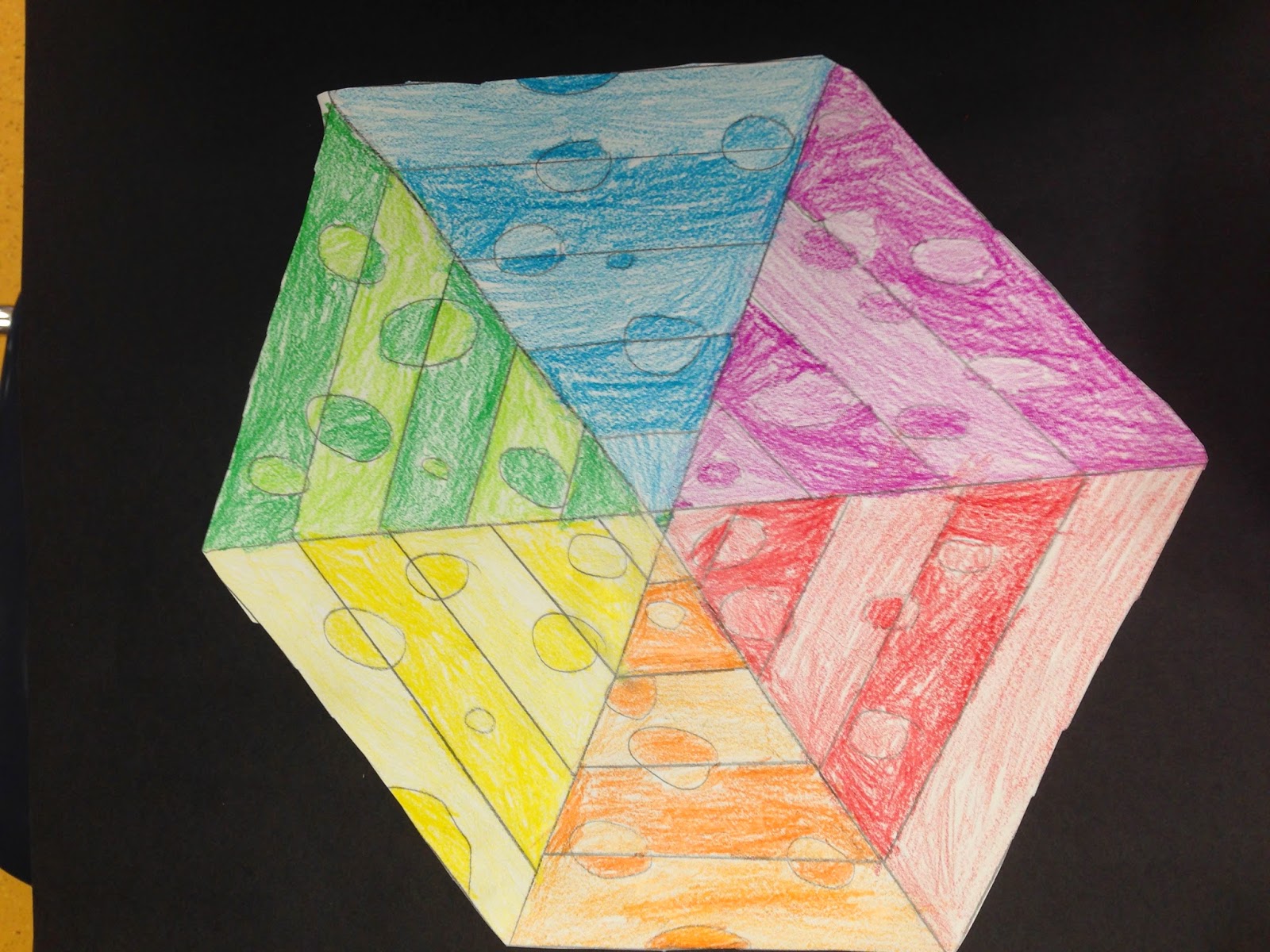 One Point's Perspective: 4th Grade Color Wheels