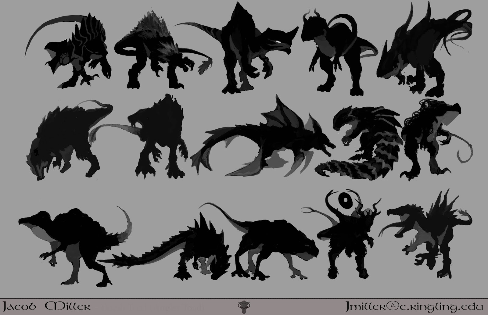 J-Mills Illustration: Creature Design - Visual Development