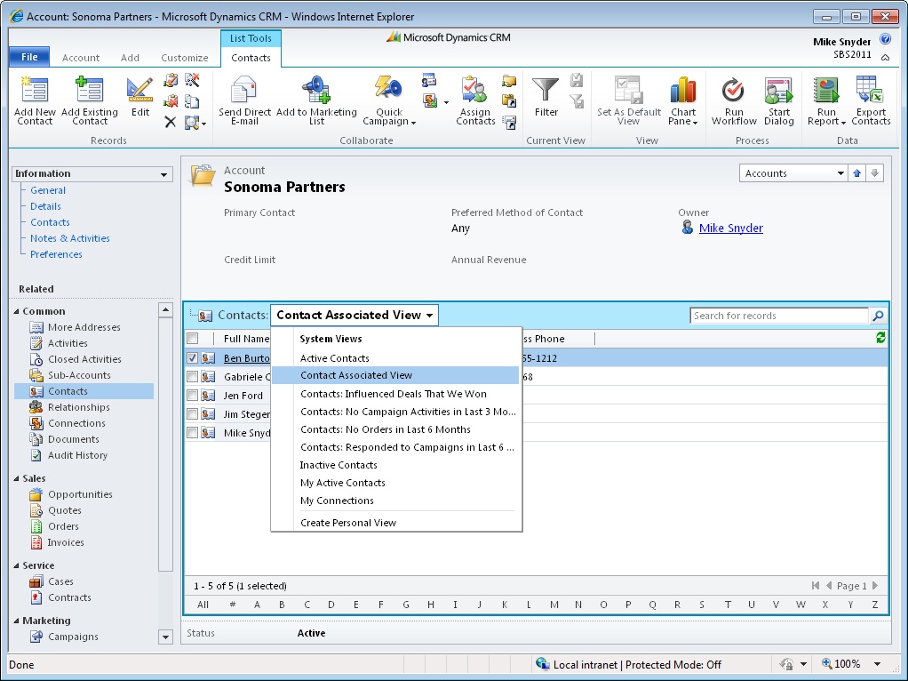 Microsoft Dynamics CRM