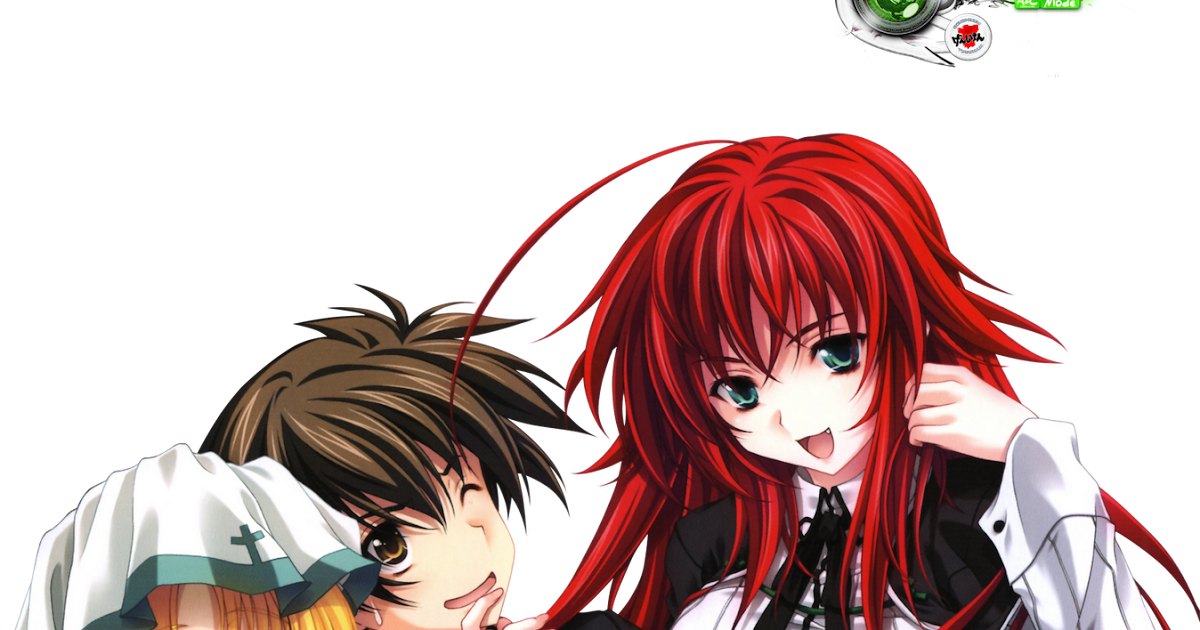 Highschool DxD:Assia Argento+Rias Gremory+Hyoudo Issei HD Render v2 ...