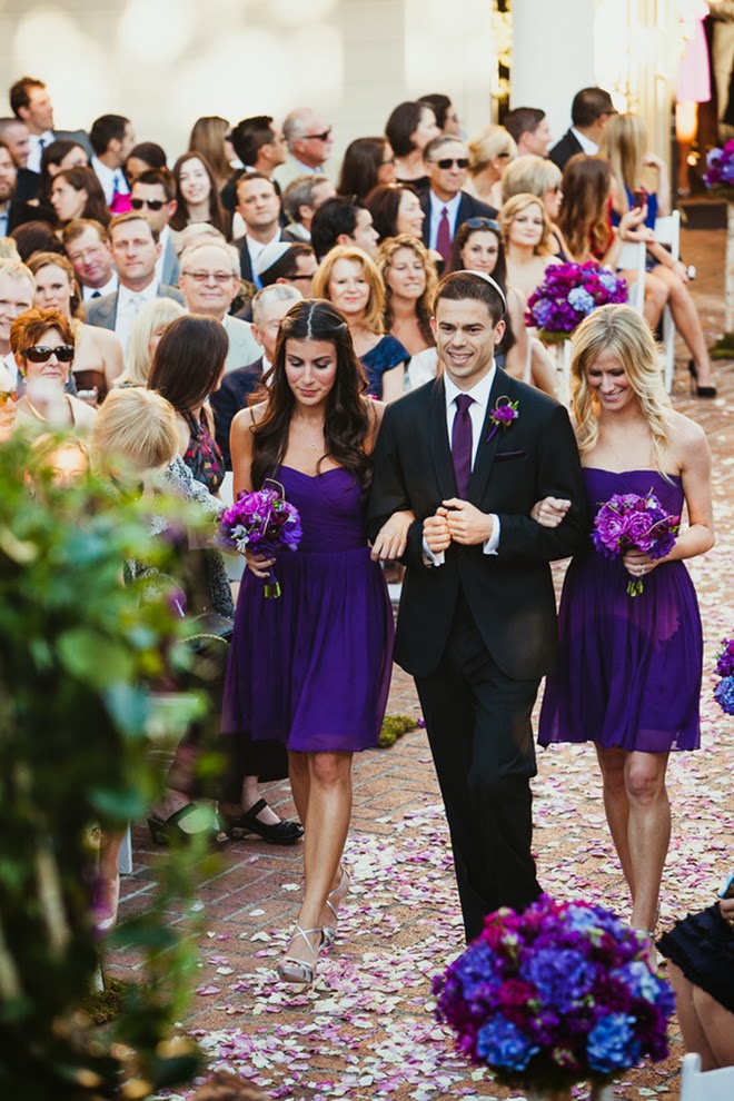 Lush and Purples Spring Wedding - Belle The Magazine