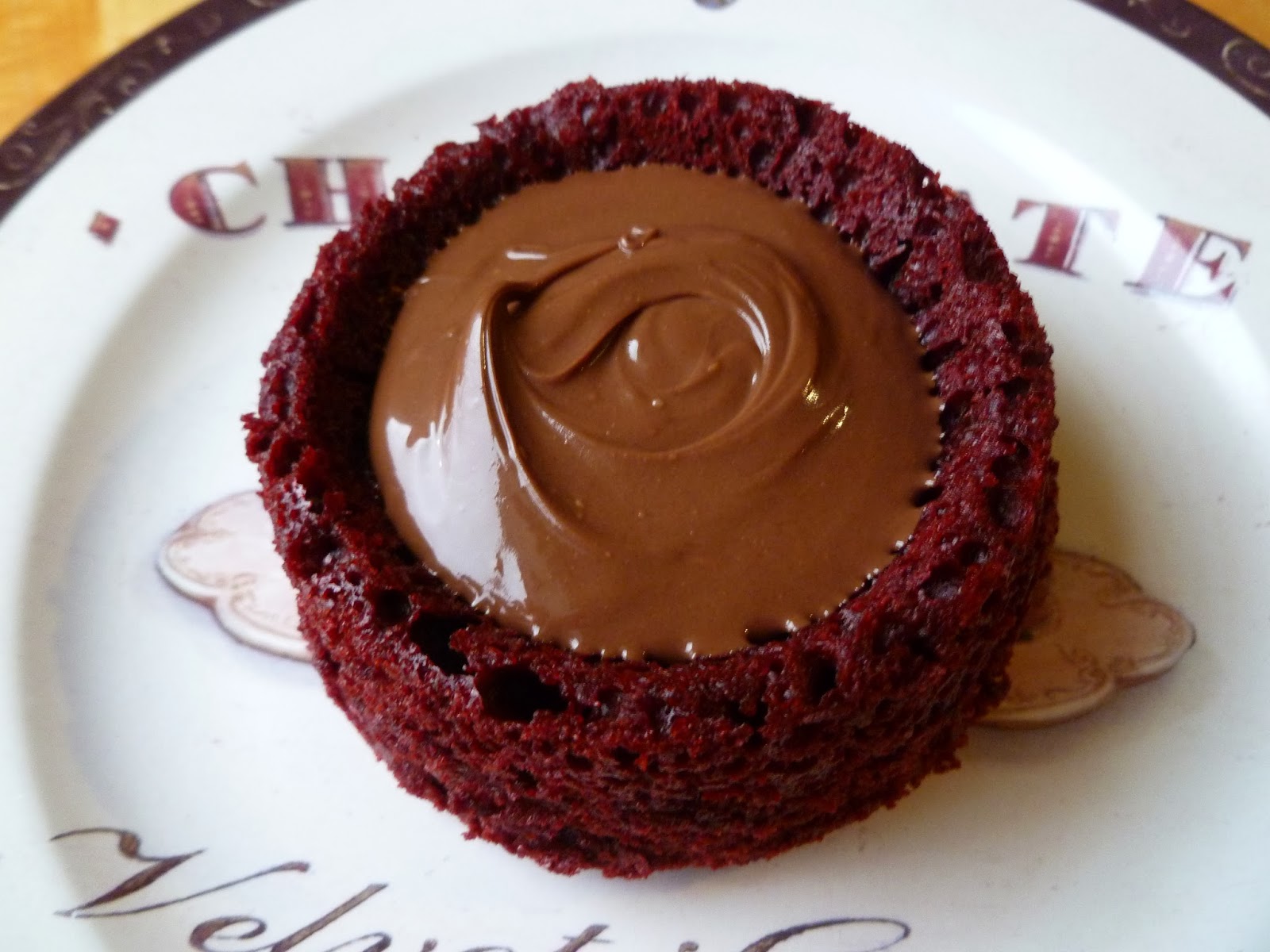 The Pastry Chef's Baking: Red Velvet Nutella Lava Cakes
