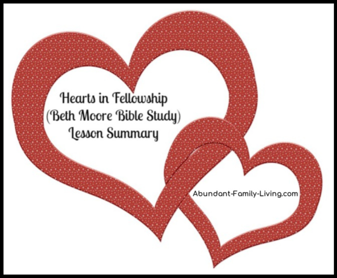 Abundant Family Living: Hearts in Fellowship
