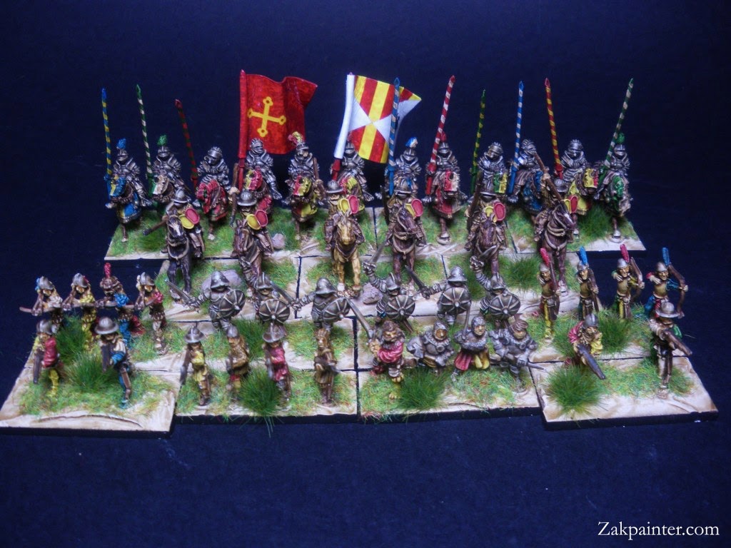 ZakGallery: 15mm DBA: IV/68 Medieval Spanish army