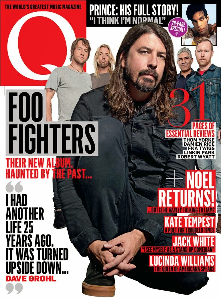 Alice Kelly: Music Magazine Research-Front Cover Analysis Q Magazine