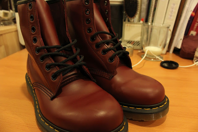 Cloudia: My 1460 Cherry Red Smooth Doc Martens