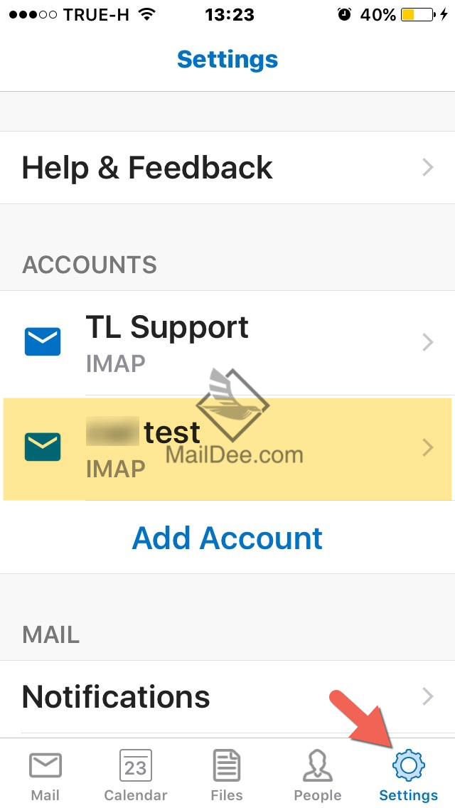 Technology Land Co., Ltd.: [Outlook for mobile] วิธีตั้งค่าให้ Sent ...