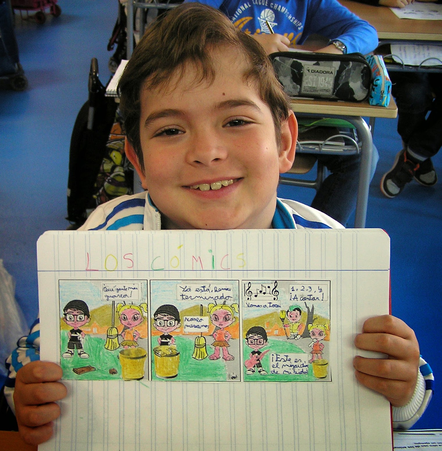 Cosas de niños para la escuela: LOS COMICS: LOS ALUMNOS PONEN TEXTO A ...
