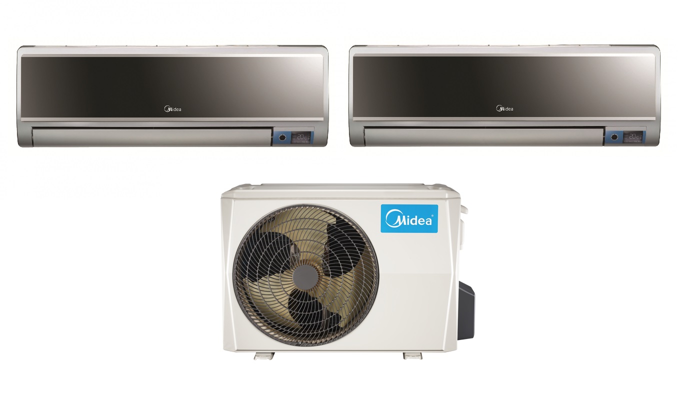All New Mini Split Ductless HeatPump Systems: Midea Vertu 2 Zone in Minisplitwarehouse.com