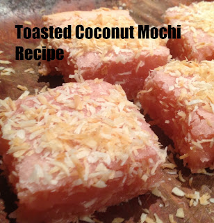 Toasted Coconut Mochi ~ Hawaii Vegan