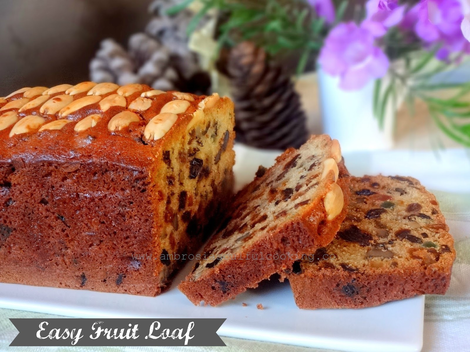 Easy Fruit Cake | Ambrosia
