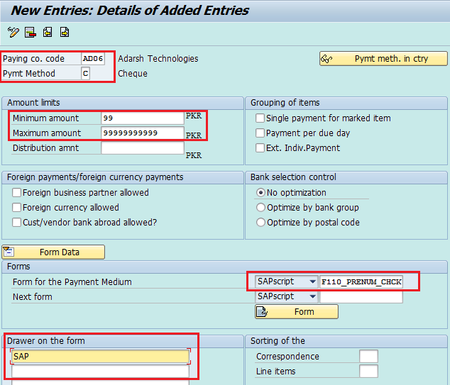 SAP FI Automatic payment Program Module ~ sap Financial accounting (FI)