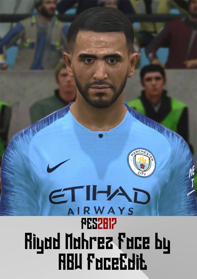 PES 2017 Faces Riyad Mahrez by ABW_FaceEdit ~ SoccerFandom.com | Free ...
