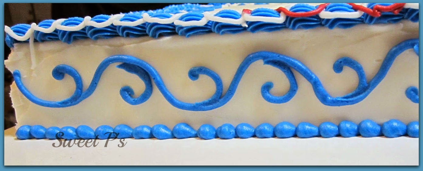 Simple Buttercream Borders | Sweet P's Cake Decorating & Baking Blog