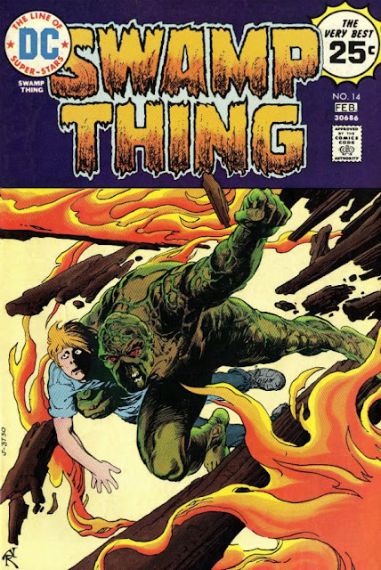 The Geeky Nerfherder: Comic Book Art: Swamp Thing (Vol 1)