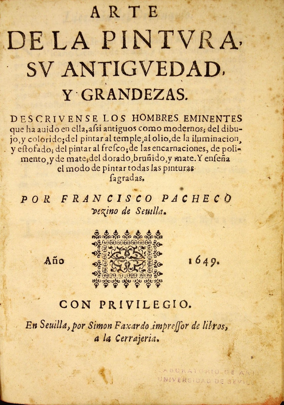 Fondo Antiguo: FRANCISCO PACHECO