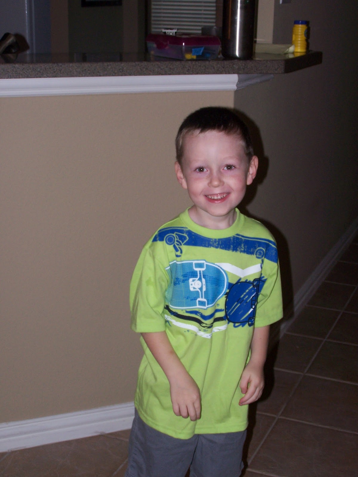 Comings and goings: Dean's first day of preschool