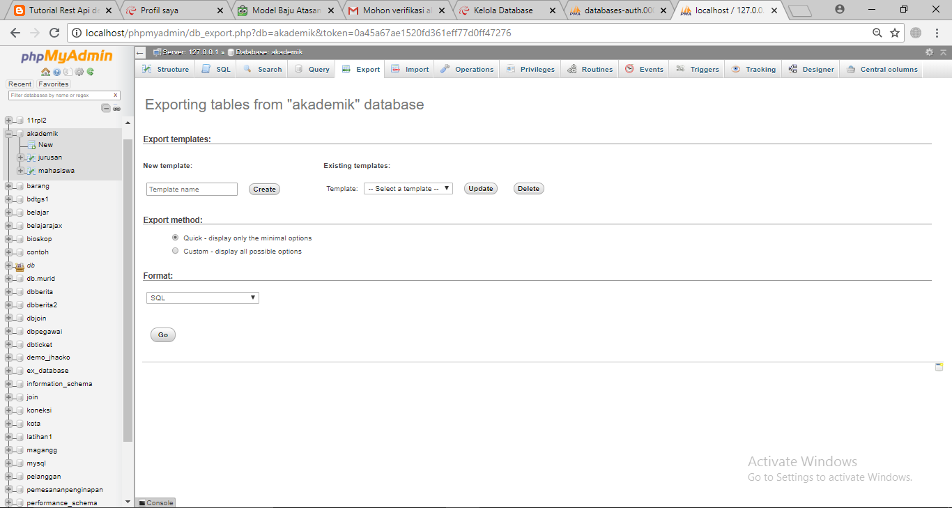 Tutorial Rest Api dengan Hosting