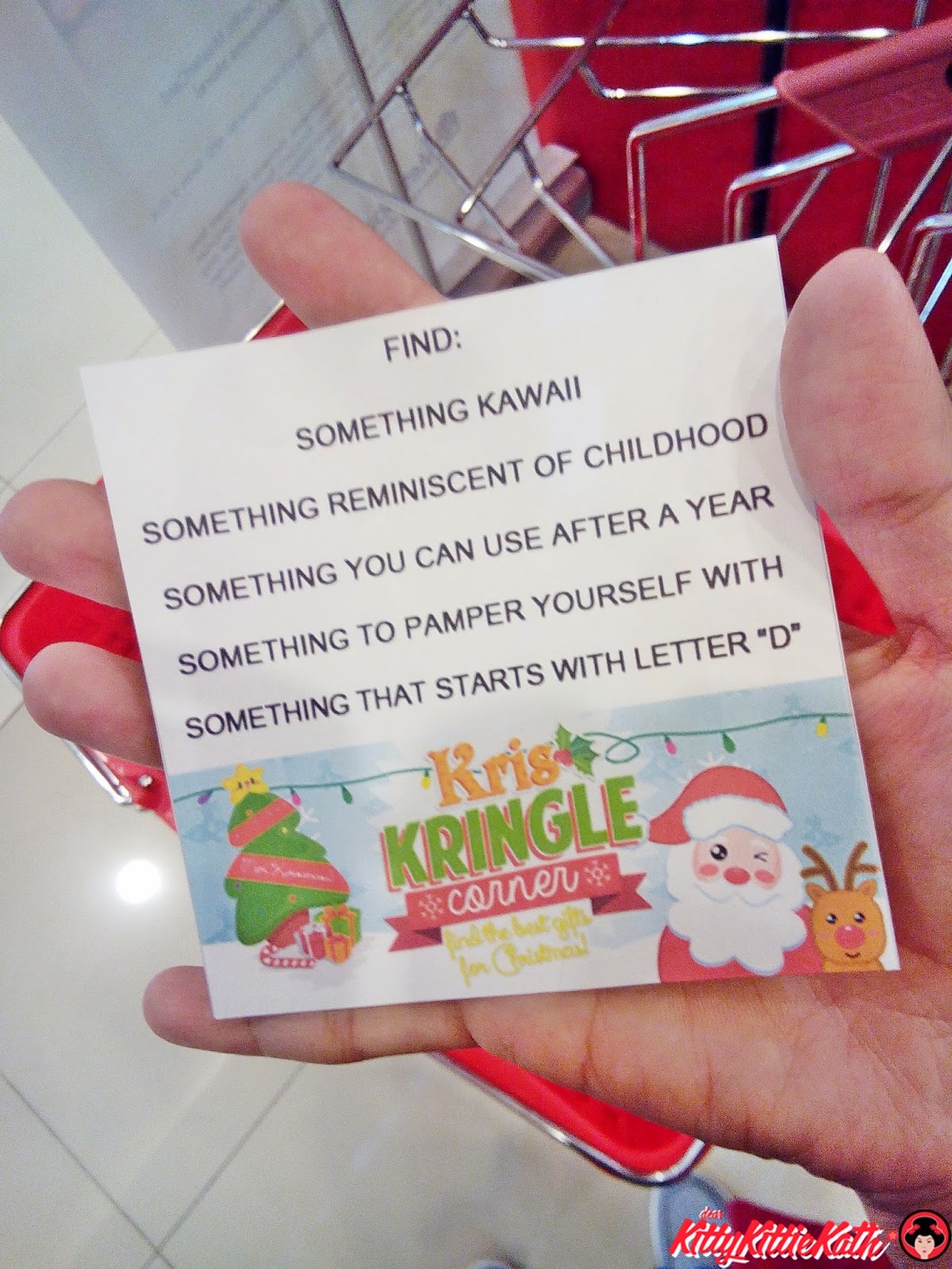 Daiso Japan Philippines Kris Kringle Corner Bloggers' Event | Dear ...