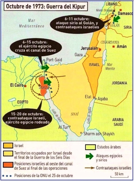 El Kronoscopio: 6 de octubre de 1973 - Comienza la Guerra del Yom Kipur