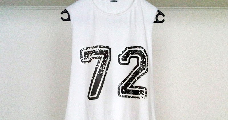 Fashion-Mind: DIY | SPORTY NUMBER T-SHIRT (TRANSFER PAPER)