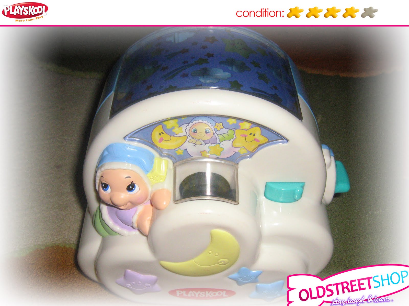 oldstreetshop: Playskool Musical Gloworm Moonbeam