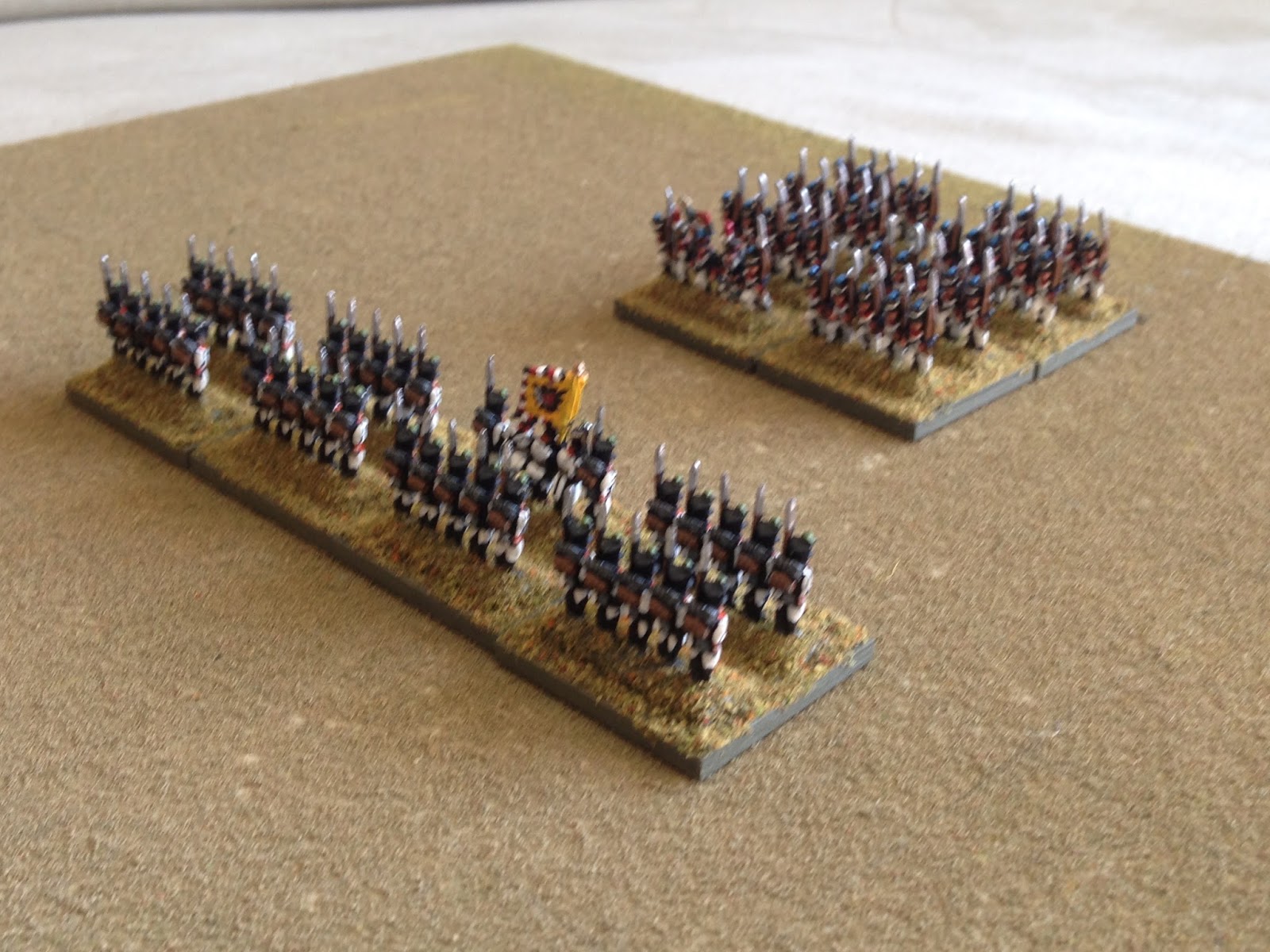 BlackHawkHet: First Two Old Glory 10mm Napoleonic Battalions