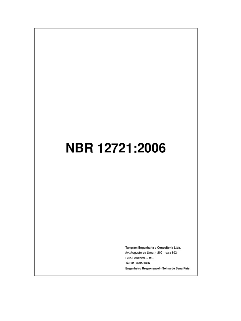 nbr 12721 - wood scribd braxin
