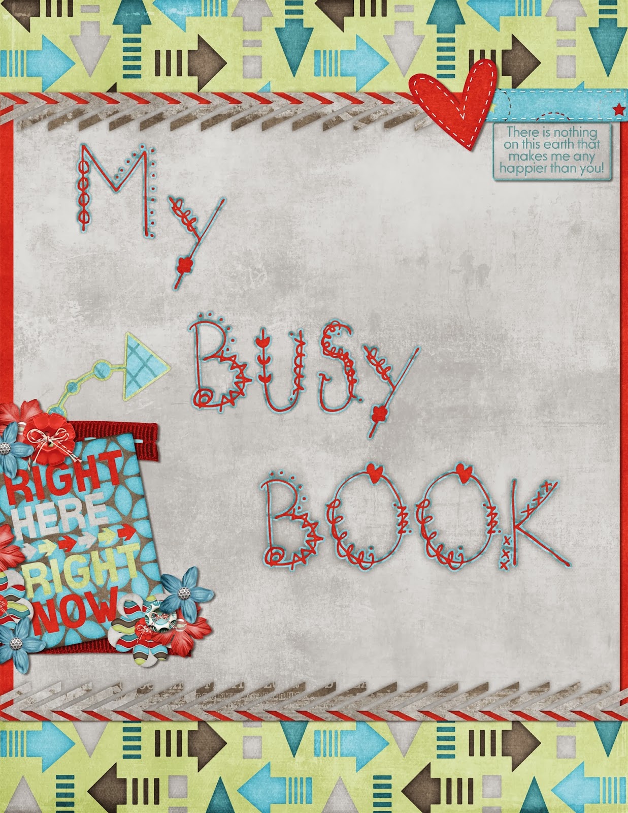 Scrapping Life's Memories: Let Me Count the Ways Busy Book and freebie