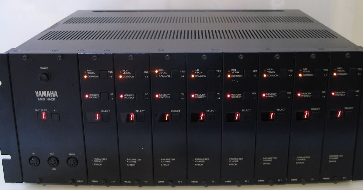 MATRIXSYNTH: Yamaha TX816 - 8 DX7 TF1 Modules in Rack