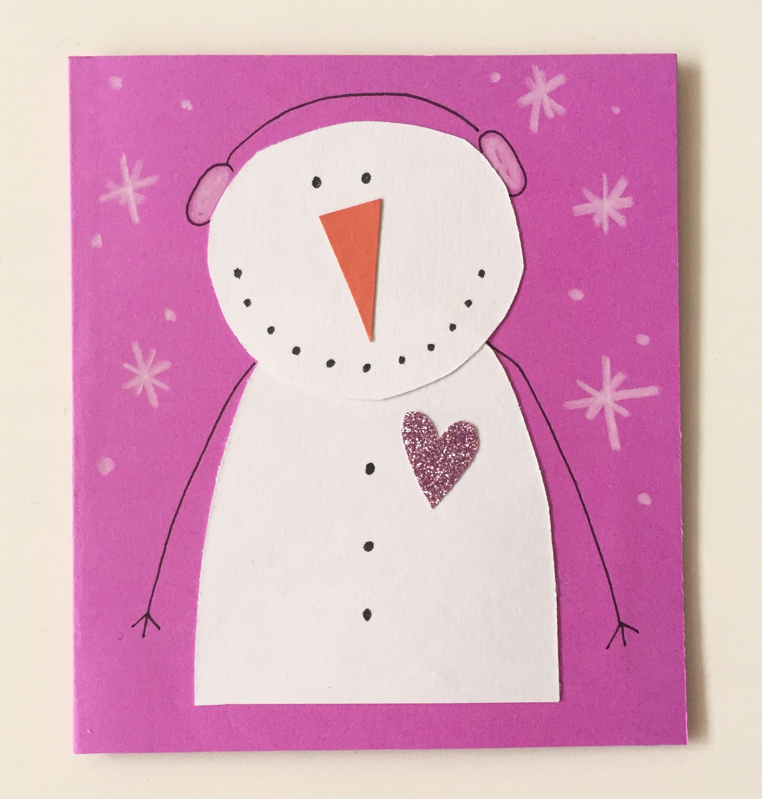 Easy Snowman Cards! | Gettin' Crafty with Natalie