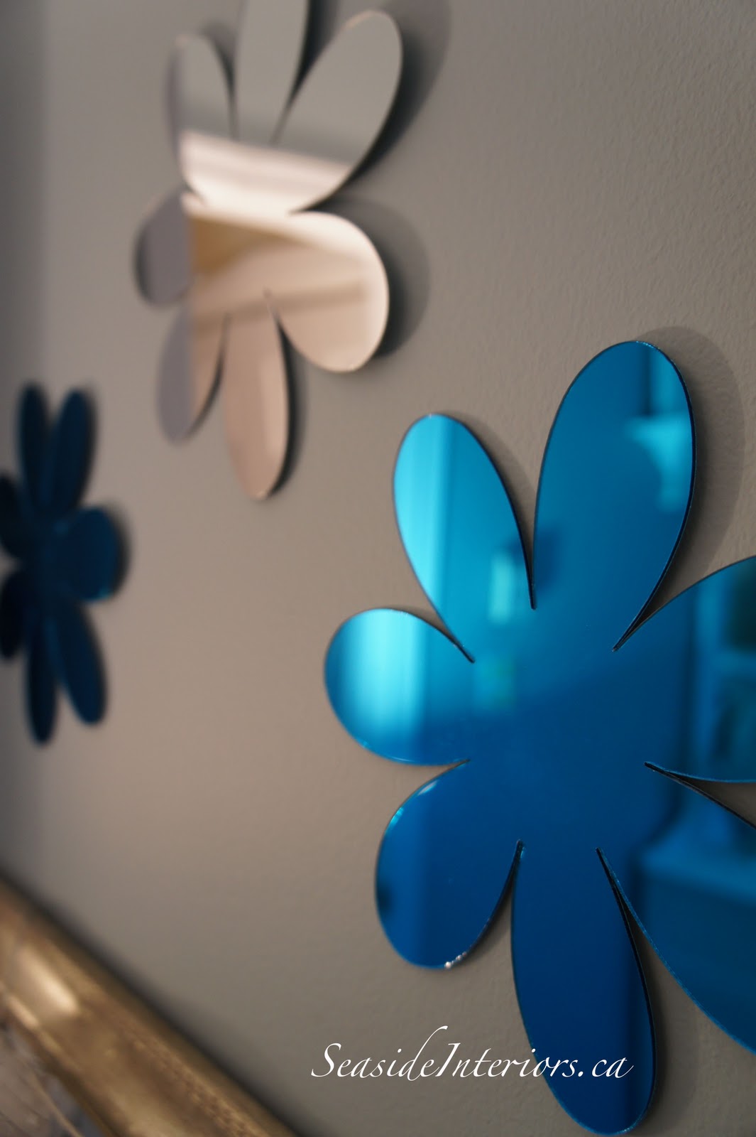 Seaside Interiors: Going Blue & Green {Girls room redo}....