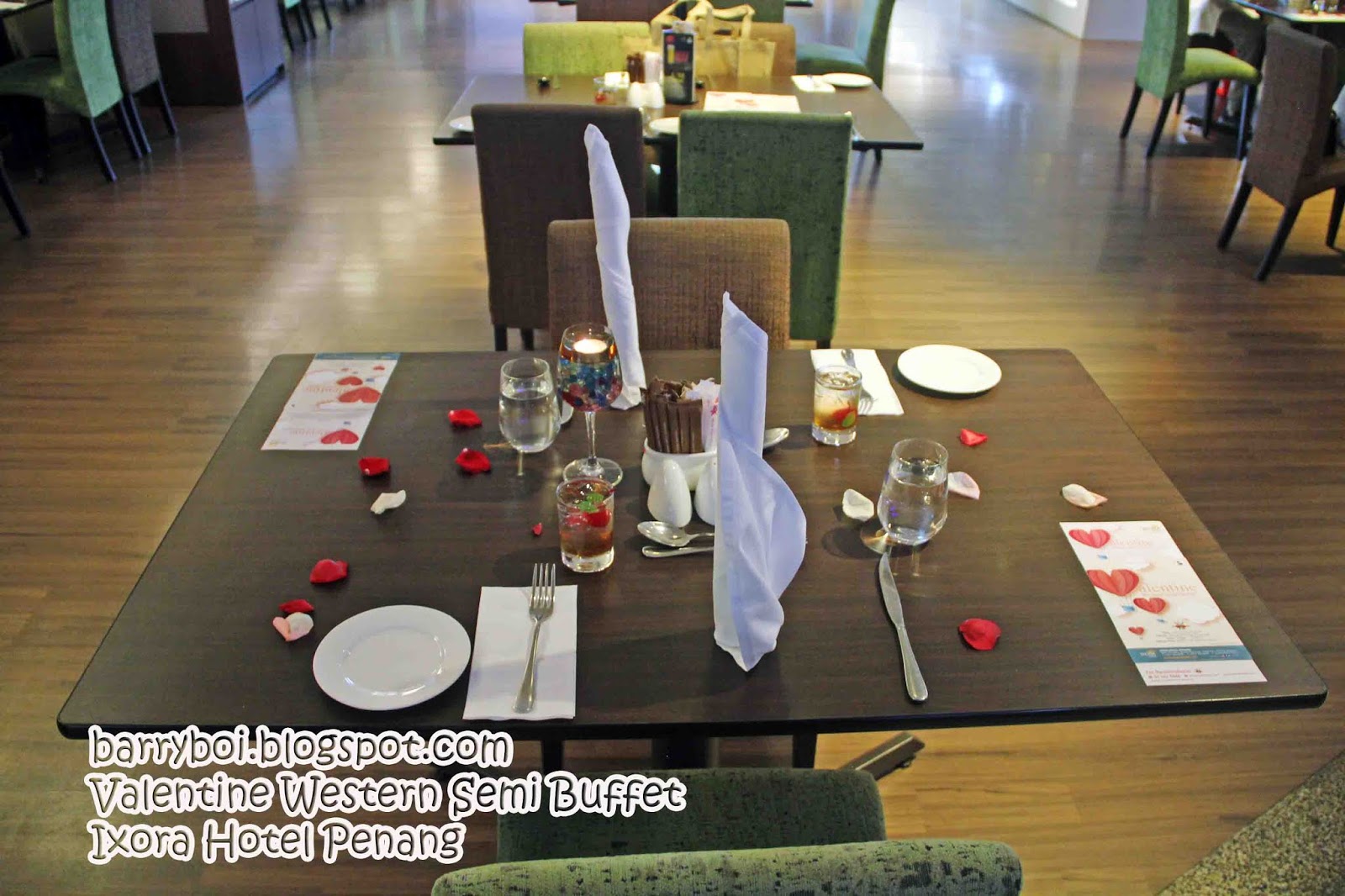 Penang Hotel | Valentine's Day Western Semi Buffet Menu at Ixora Hotel ...