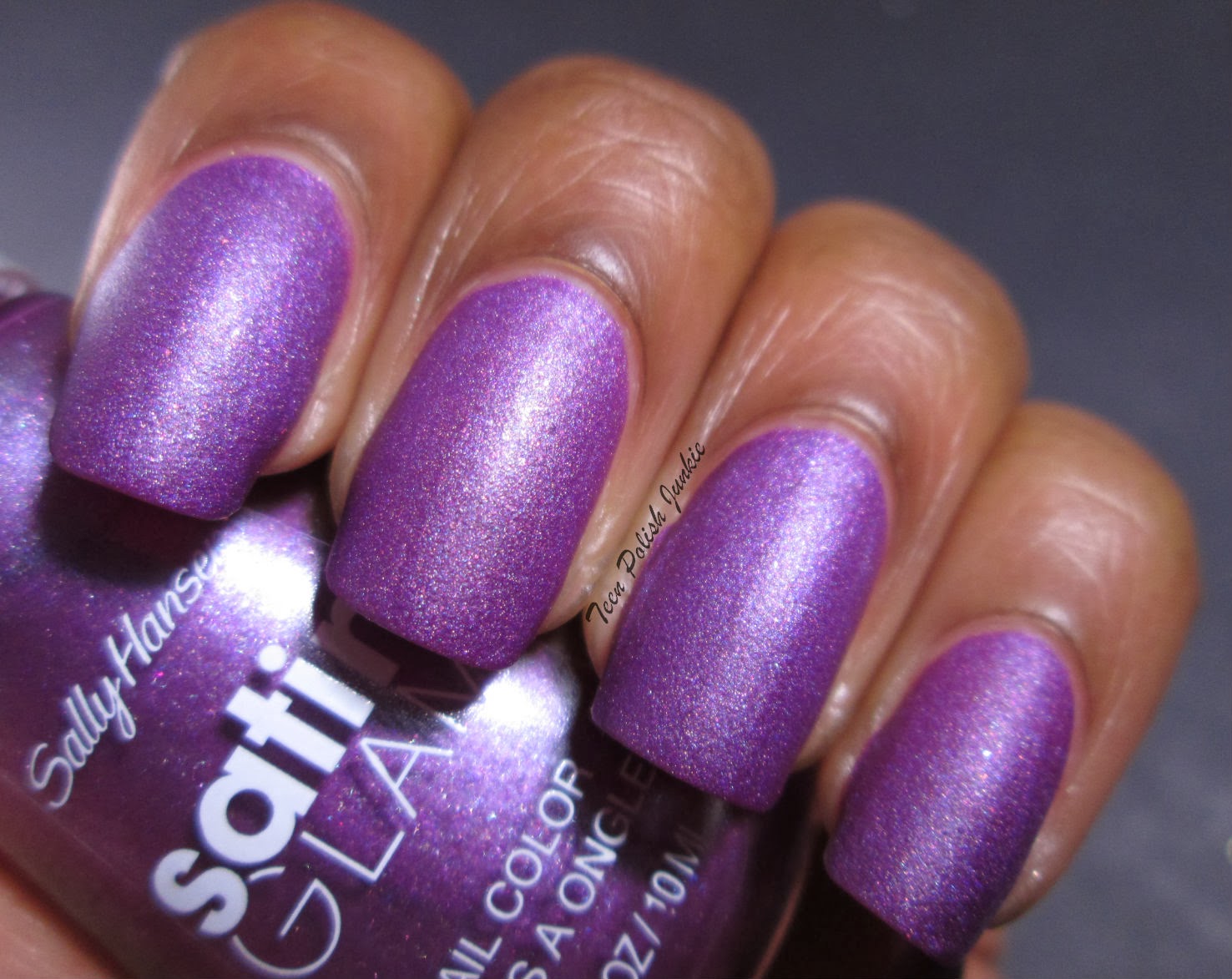 Teen Polish Junkie: Sally Hansen Spring 2014 Satin Glam Swatches & Review