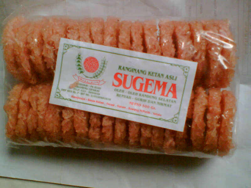 RANGINANG SUGEMA: RANGINANG SUGEMA (oleh-oleh khas Bandung Selatan)