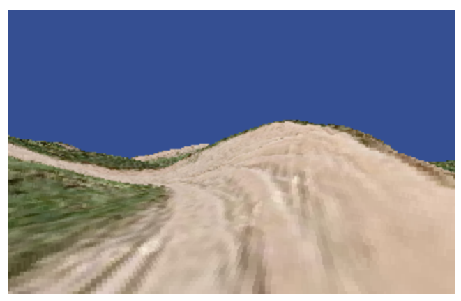 Silver Light: Volume Rendered Motocross Track ( Low res)