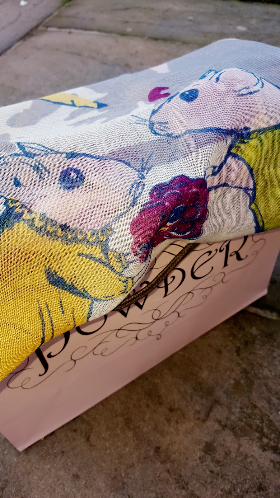 Enchanted Forest Scarf: Powder Scarf Review - Claire Justine