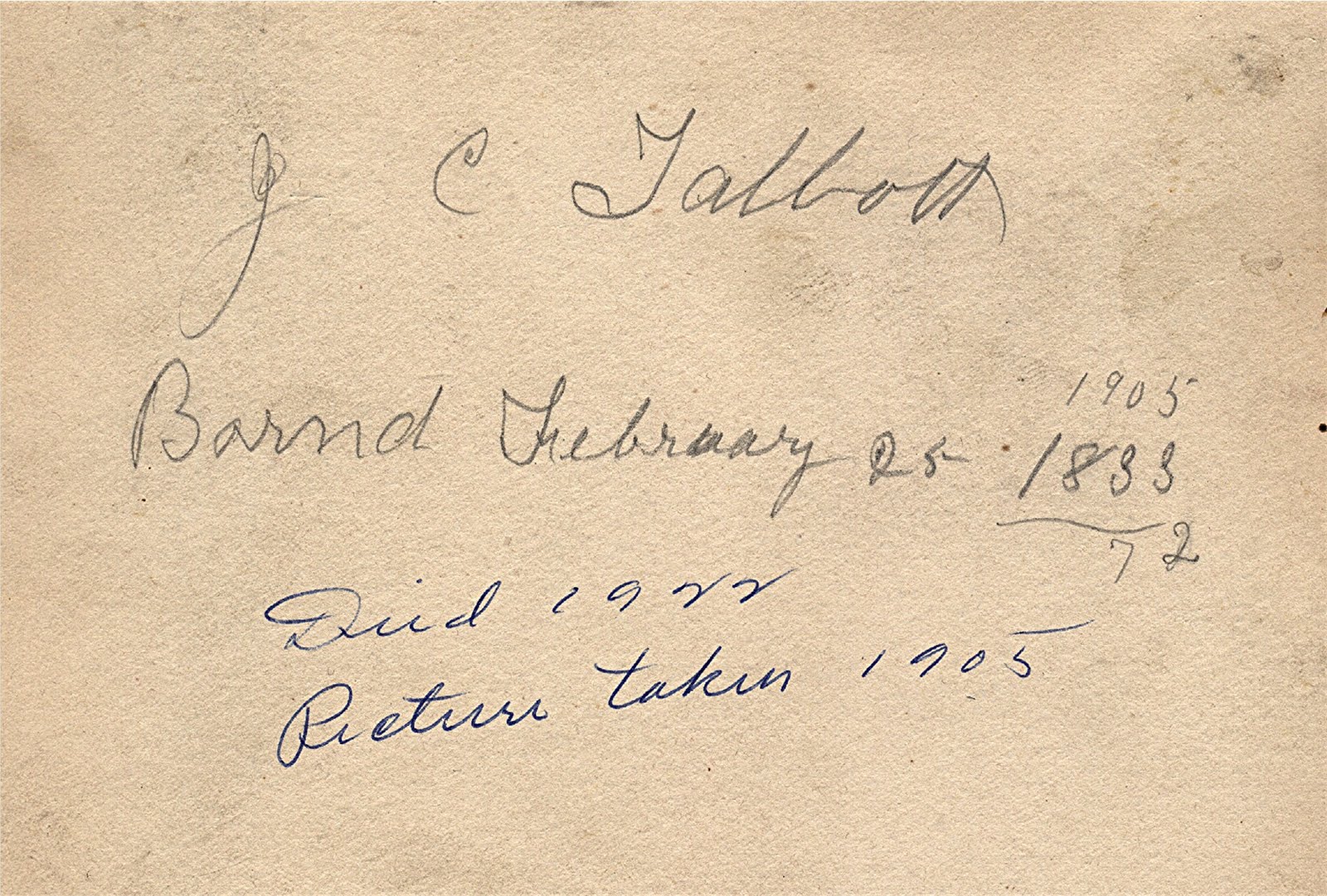 TALBOTT RESEARCH