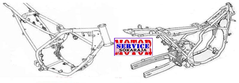Mengenal Rangka Sepeda Motor - MotorServiceSokaraja