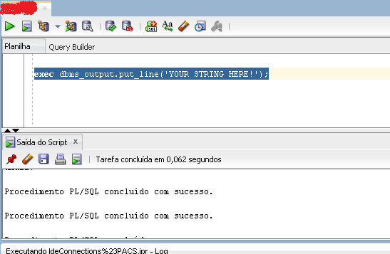 Tsqlmaster Dbms Output Put Line Not Showing On Oracle Sql Developer