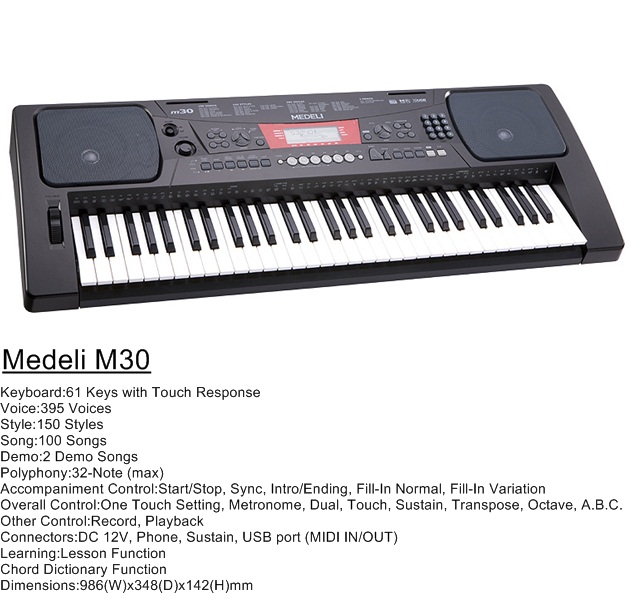 Medeli M30 | LEE'S MUSIC CENTRE