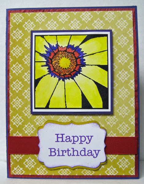 ART - just do it!: Birthday card with a tissue paper layer