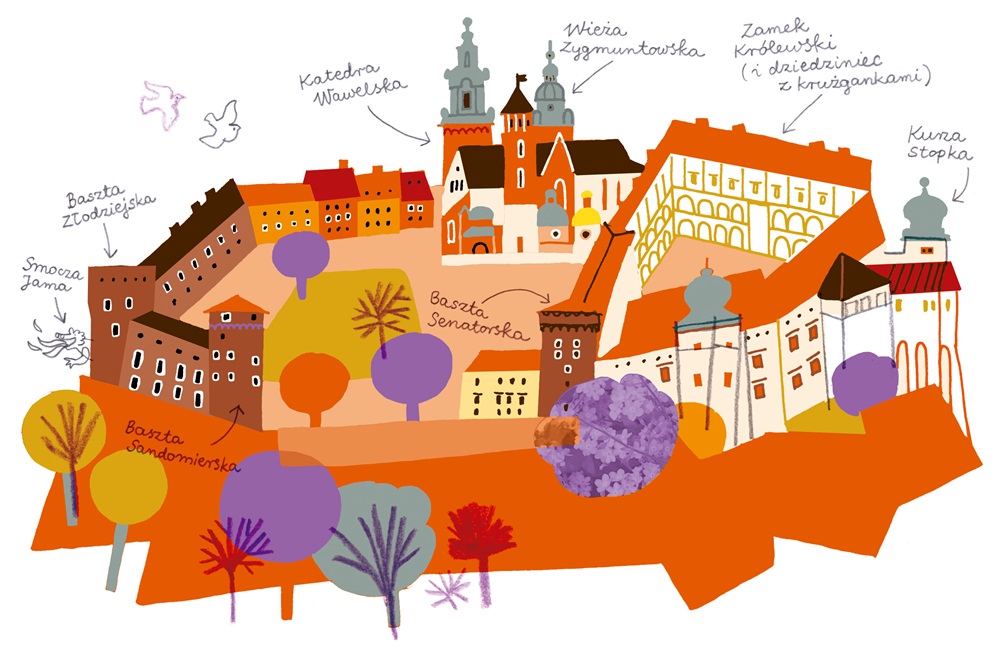 Las Kraków.: Tropem smoka. Przewodnik po magicznym Krakowie.